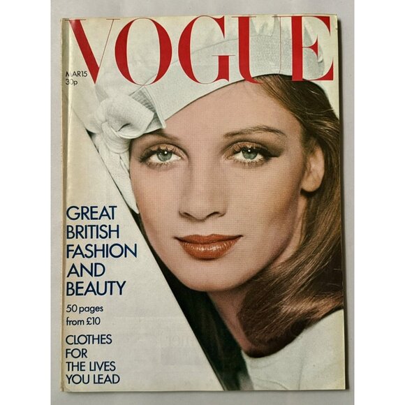 Vogue | Other | British Vogue Magazine March 973 Ingmari Lamy | Poshmark
